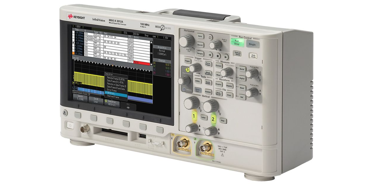 InfiniiVision 3000A X-Serisi 100 MHz - 1 GHz | MSOX3012A Osiloskop: 100 MHz, 2 Analog 16 Dijital ...